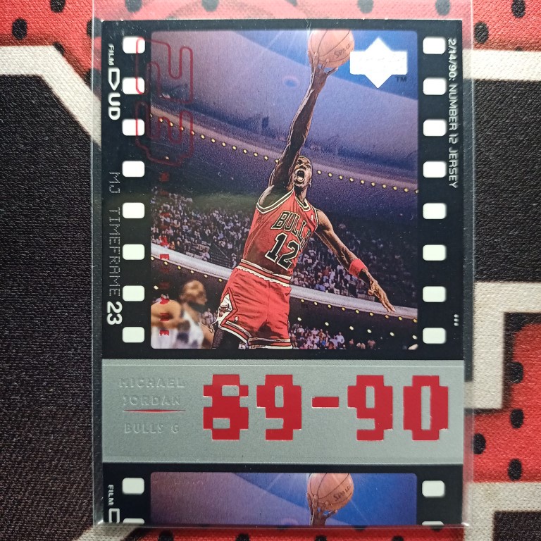 MICHAEL JORDAN RARE NUMBER 12 JERSEY 1998-99 UPPER DECK #31 MJ ...