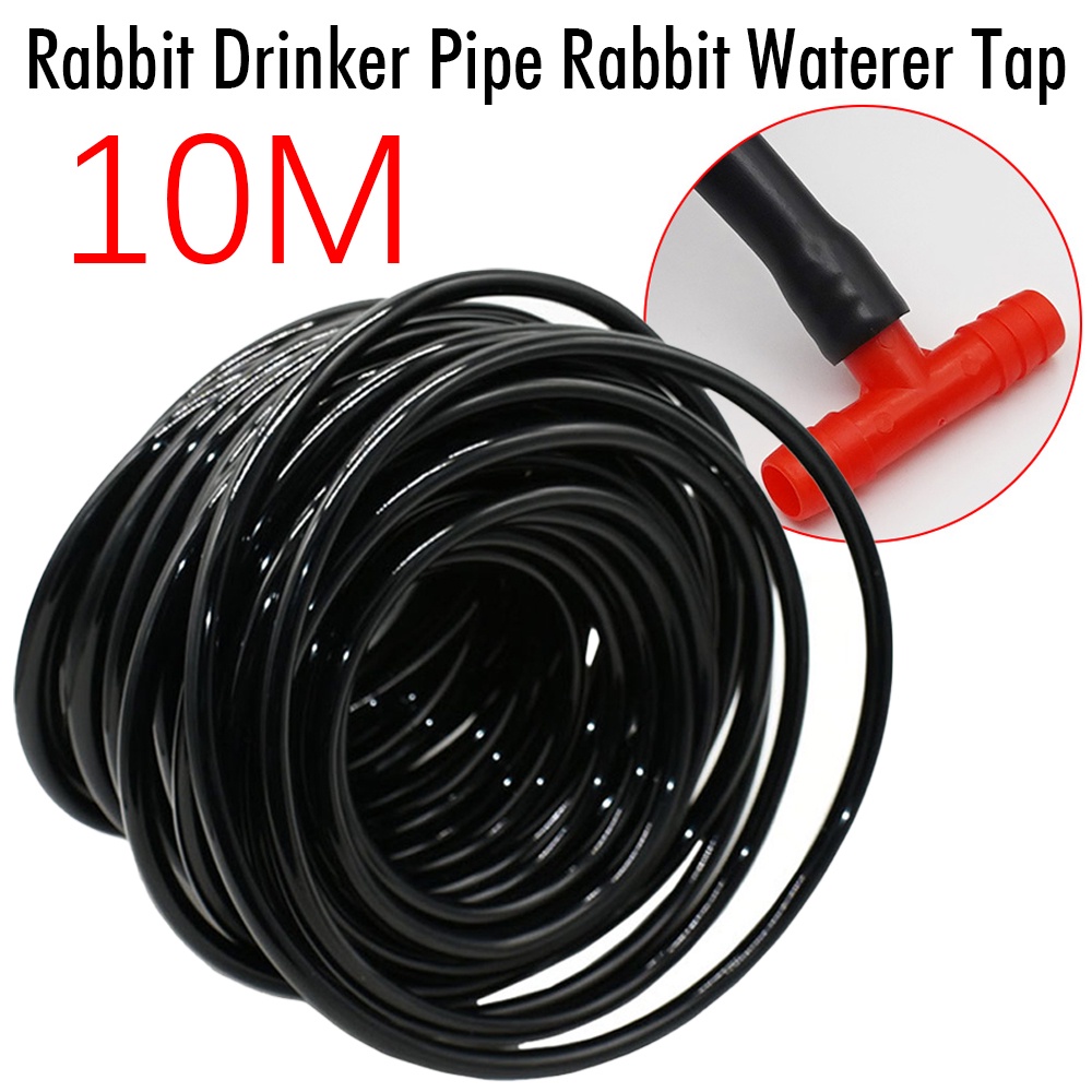 10m/20m/30m Rabbit Drinking Pipe Rabbit Nipple Hose Tube Black Water ...