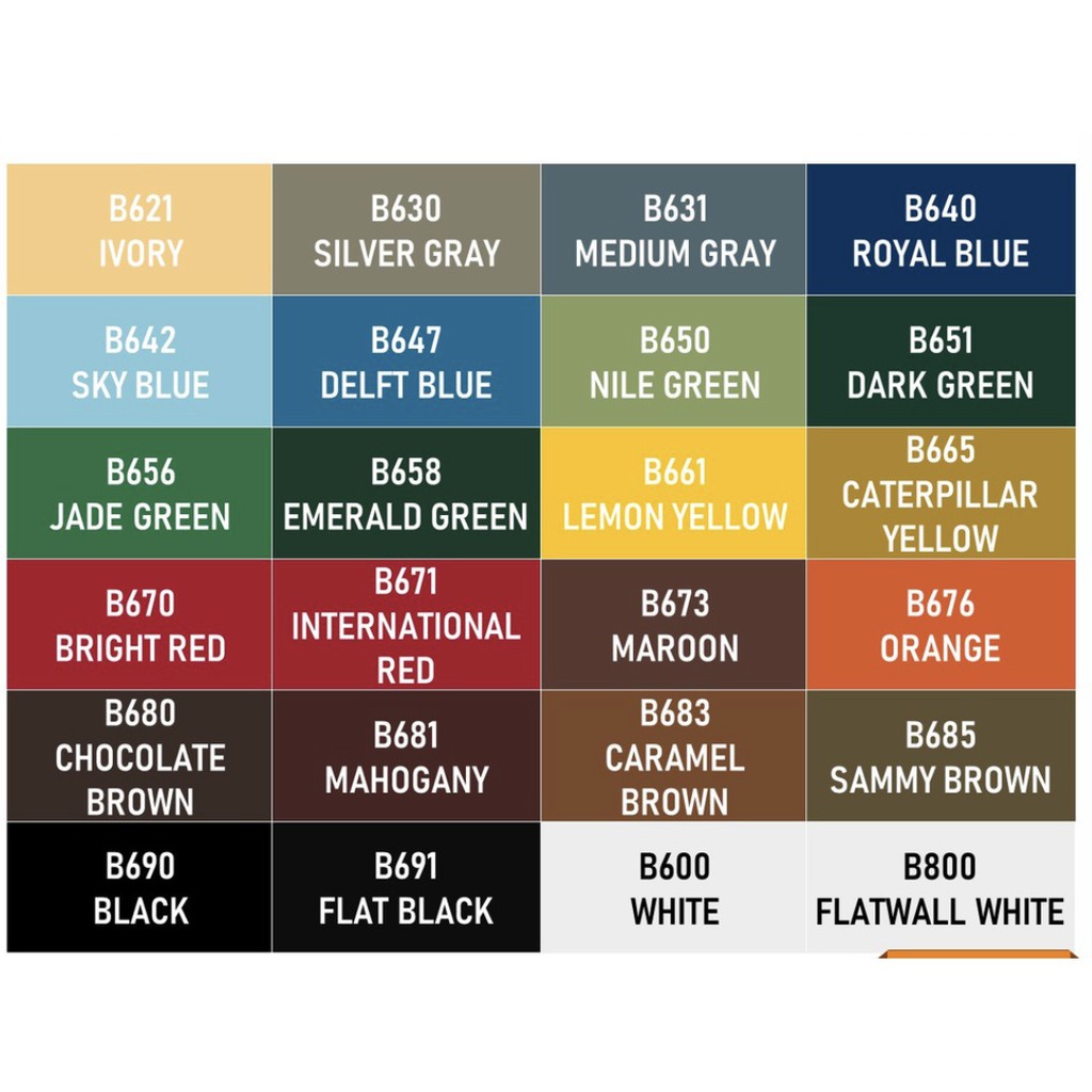 Boysen QDE Paints for Wood and Metal- 1 Gallon / 4 Liters | Shopee ...