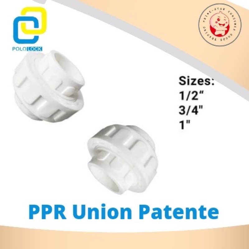 WholeSale【 Per Pack 】PPR Plain Union Patente (1/2", 3/4", 1", 1 1/2", 2 ...