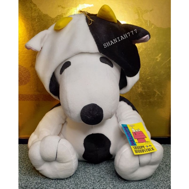 SNOOPY Cow Costume Peanuts Collectible Cow Costume New With Tag Rare ...