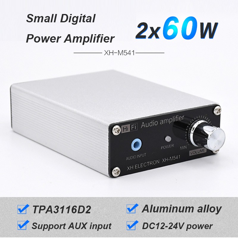 TPA3116D2 audio amplifier module XH-M541 60W*60W high power digital ...