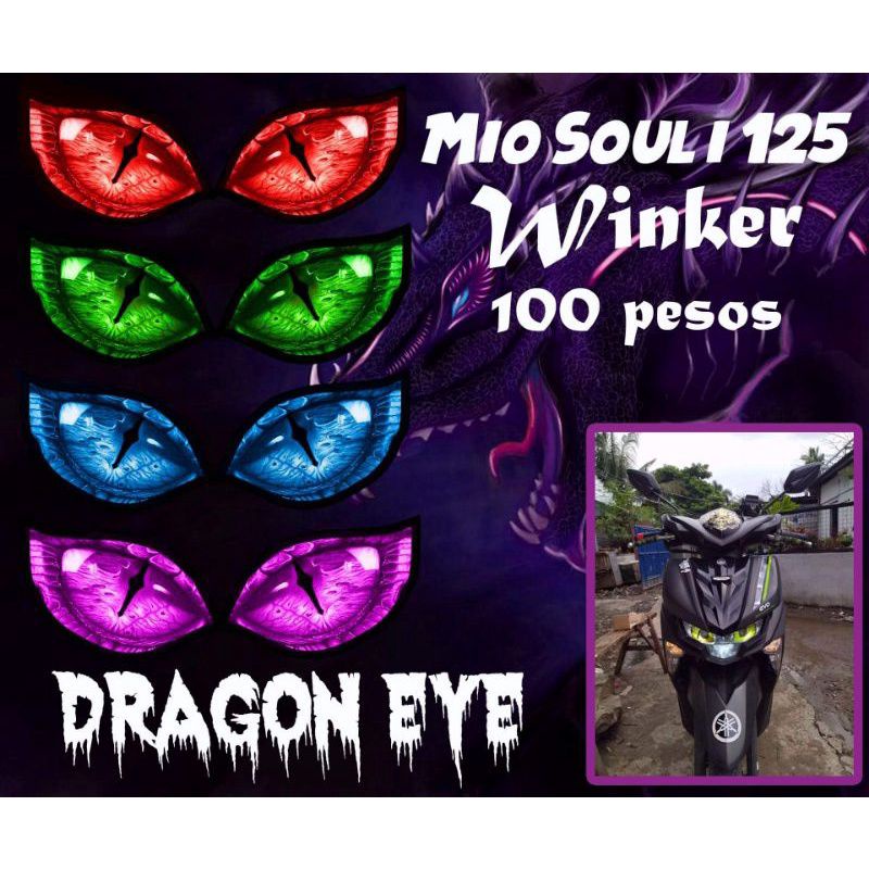 Yamaha Mio Soul i 125 Winker Eye / Dragon Eye / Winker Eye | Shopee ...