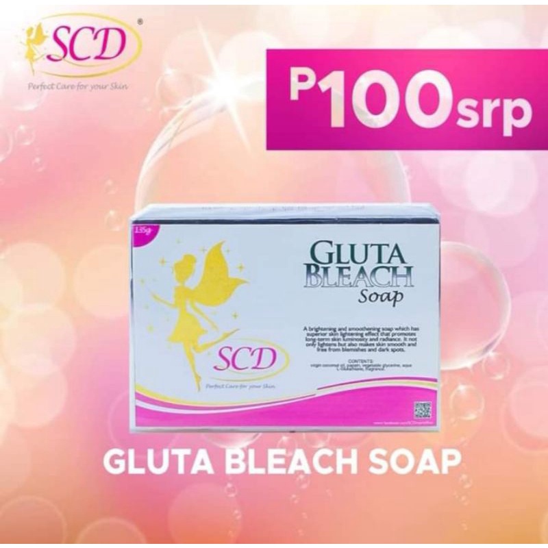 SCD Gluta Bleach Soap 135g | Shopee Philippines
