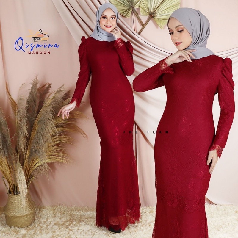 SOLD OUT QISMINA EXCLUSIVE- Maroon | Shopee Philippines