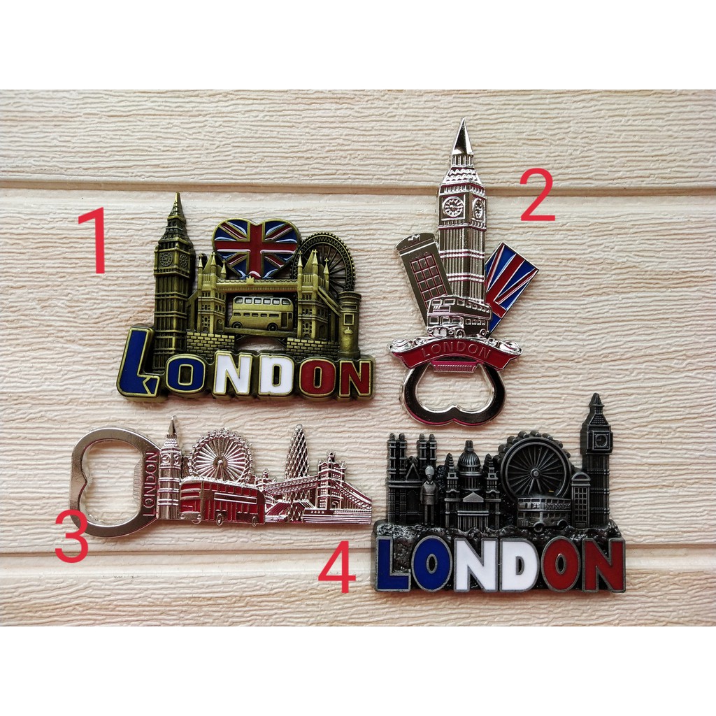 New Arrival London Metal Ref Magnet RANDOM COLOR- sold by piece ...