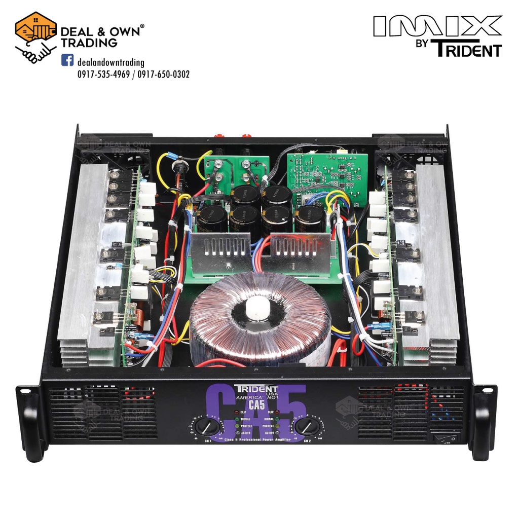 IMIX Trident CA-5 Powered Amplifier | Shopee Philippines
