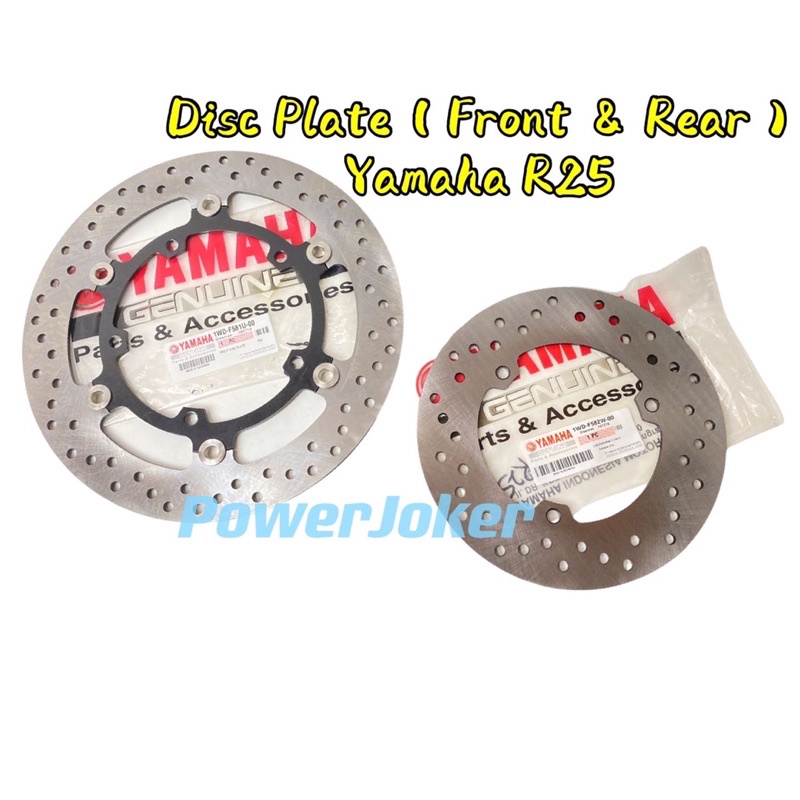 Yamaha R25 R 25 (Rear & Front) Depan & Belakang Disc Plate Disc Brake ...