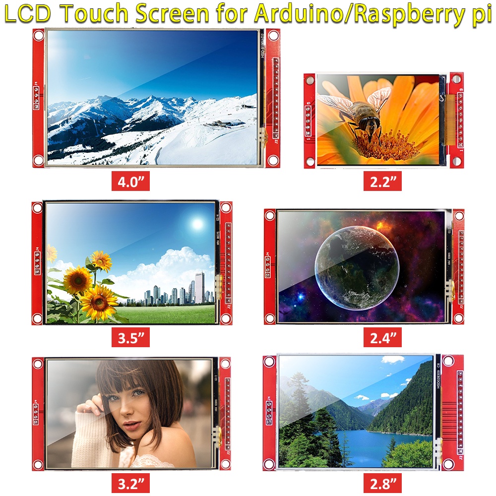 LAFVIN 2 4/2 8/3 2/3 5 Inch Tft Lcd Touch Display Screen Panel 320x240 ...