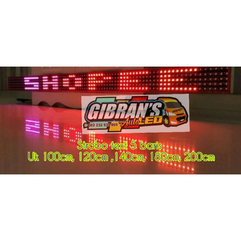 (ONE Set)strobo RUNNING TEXT WIFI 4/5 ROW APK ANDROID LED+MODUL ...