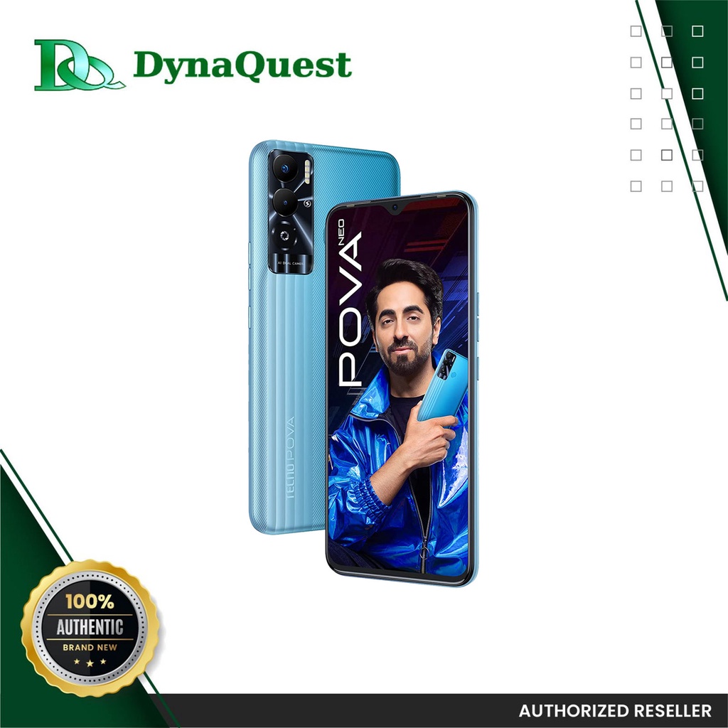 Tecno Pova Neo Le6 (4GB+64GB) (GEEK BLUE / OBSIDIAN BLACK) | Shopee ...
