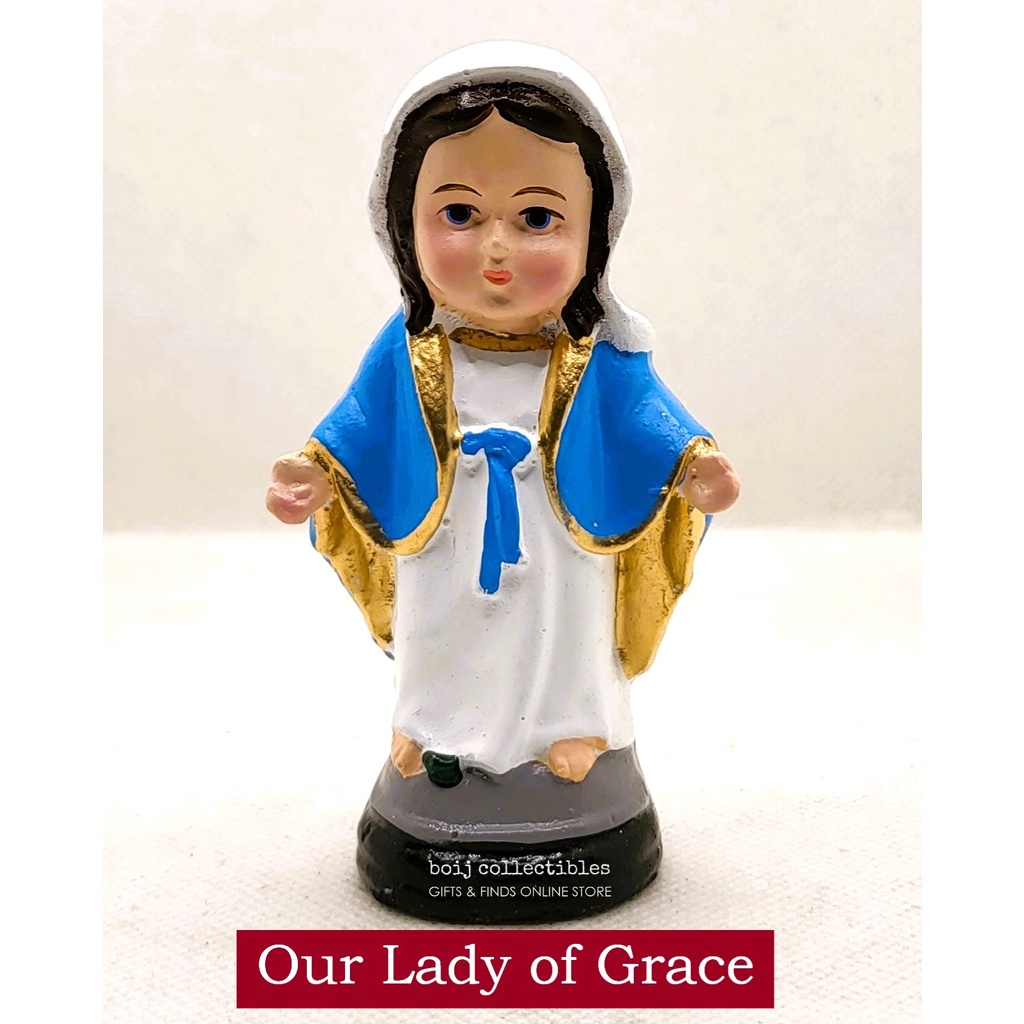 Chibi Religious Mini Statues Holy Family Sto. Nino Virgin Mary St ...
