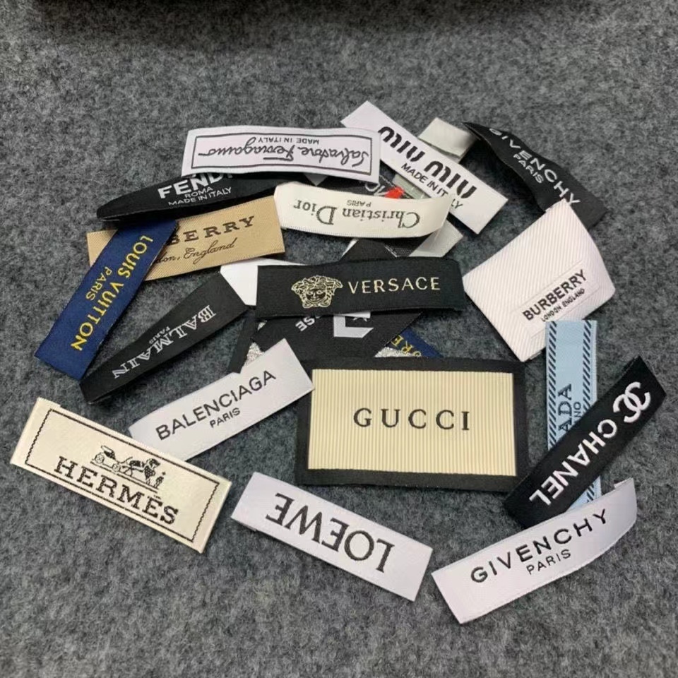 Clothing Tag Brand Logo Packaging Imitation Original Tag Sewing ...