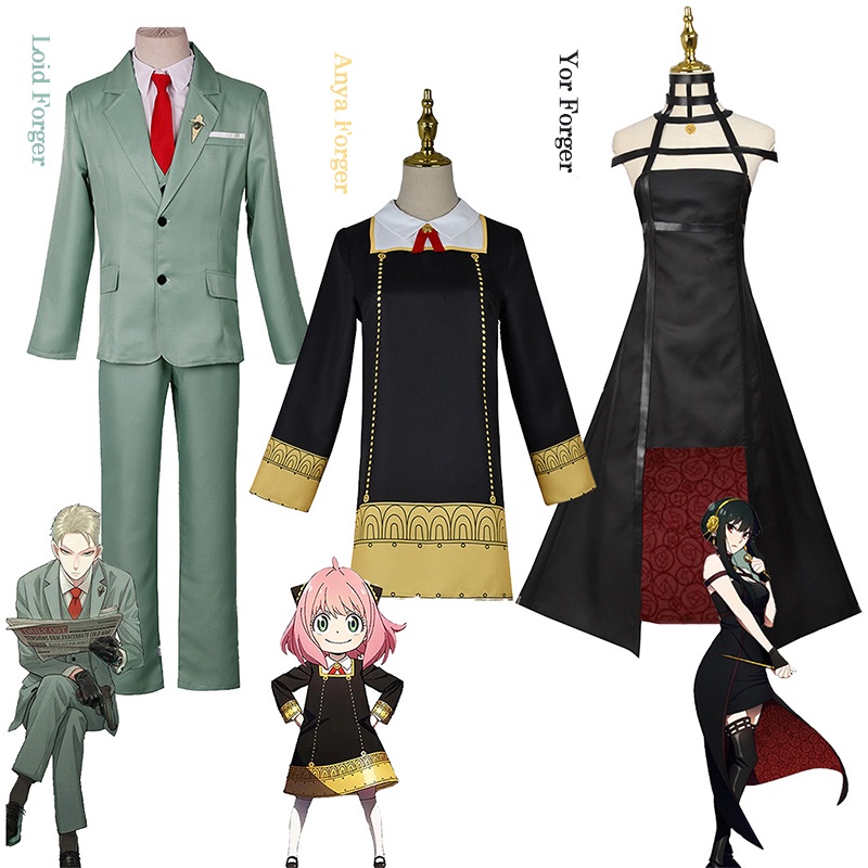 Anime SPY FAMILY Cosplay Yor Forger Cosplay Costumes Princess Bramble ...