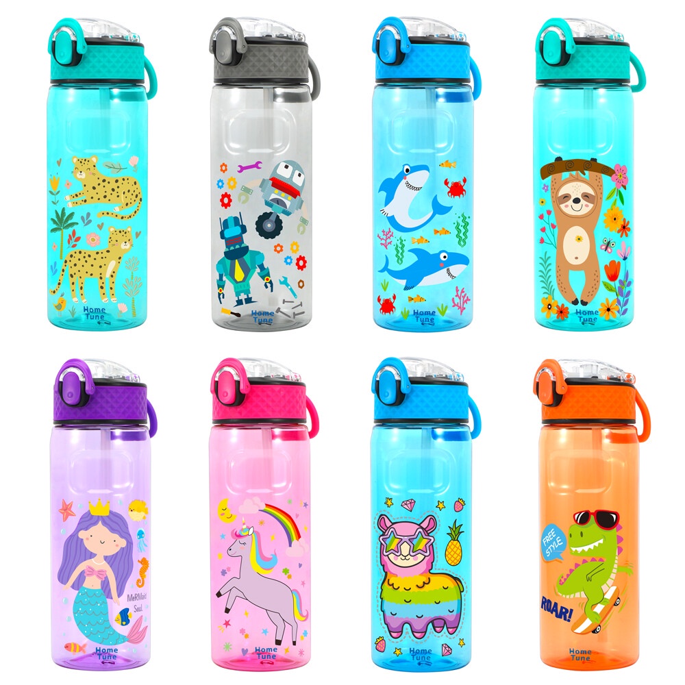 kid bottle water bottle with straw bpa free water bottle for kids ...