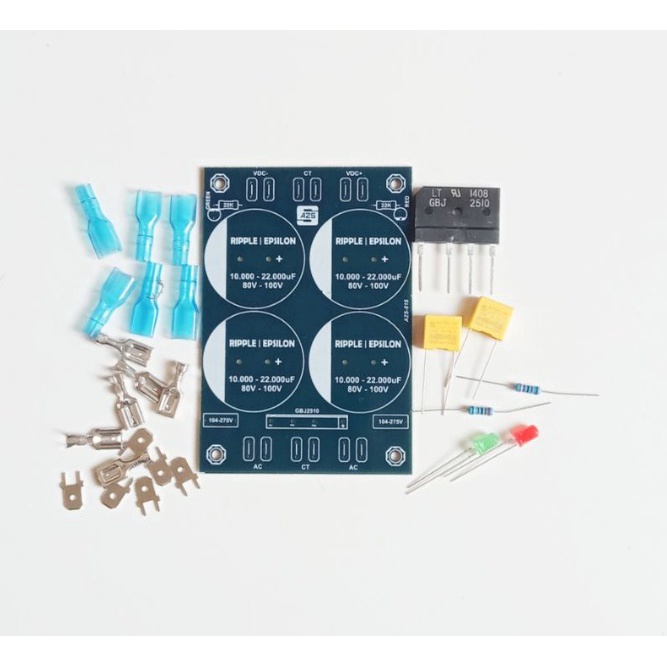 PCB PSU 4 Elco Single Diode Plus Components | Shopee Philippines