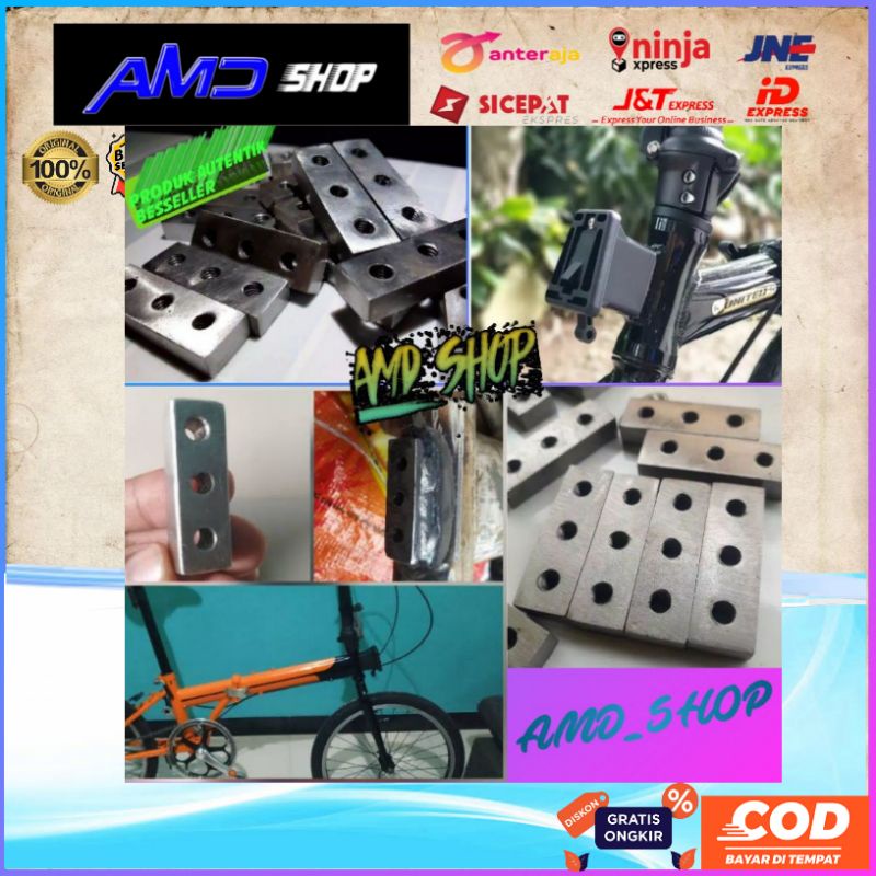 Front BLOCK Mount Adapter For MINION MTB FEDERAL FIXIE Folding Bike/PNP ...