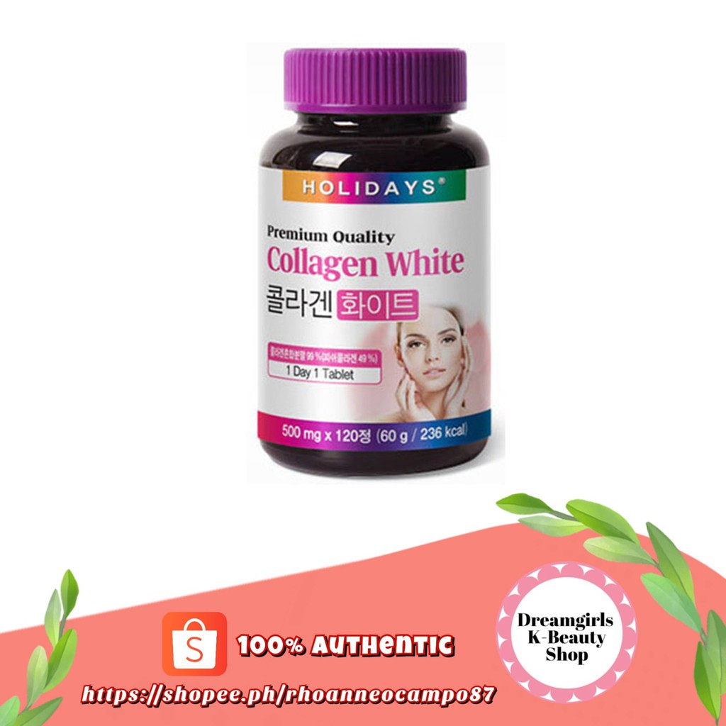 HOLIDAYS Premium Quality Collagen White (120 Tablets) EXP.2024 02 ...