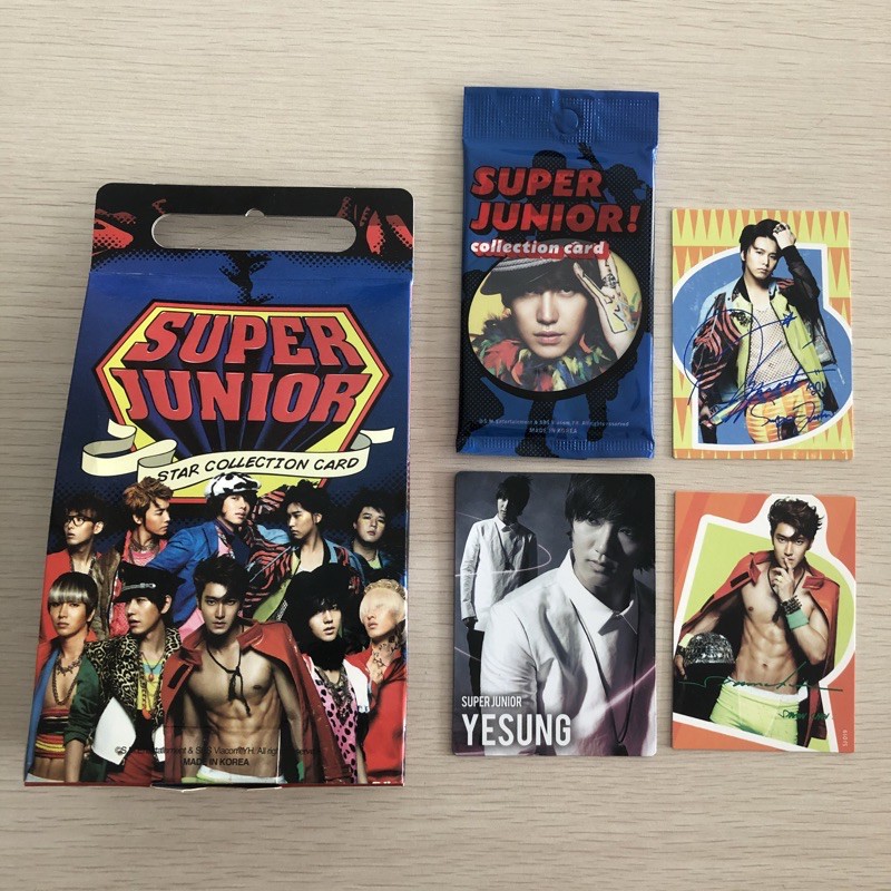 (50 Pcs) Super Junior Star Collection Cards Suju Cards ORIGINAL ...
