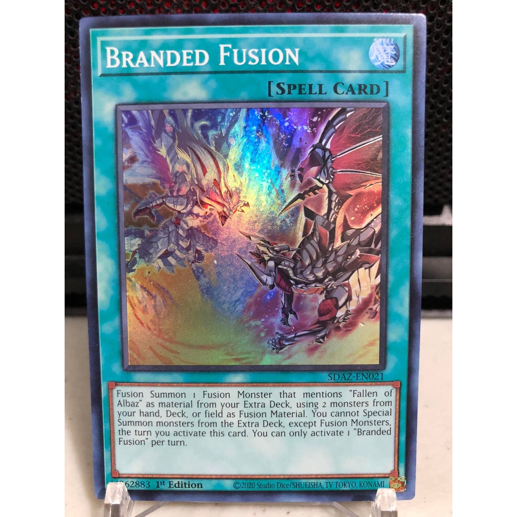 Branded Fusion - SDAZ-EN021 - Super Rare 1st Edition | Shopee Philippines