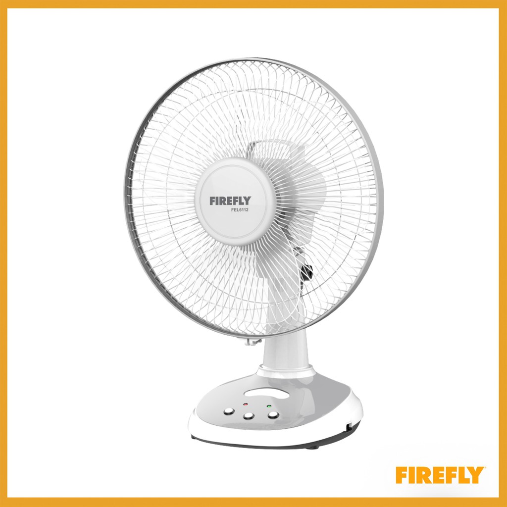 Firefly 12" Rechargeable Fan with Night Light - FEL6112 | Shopee ...