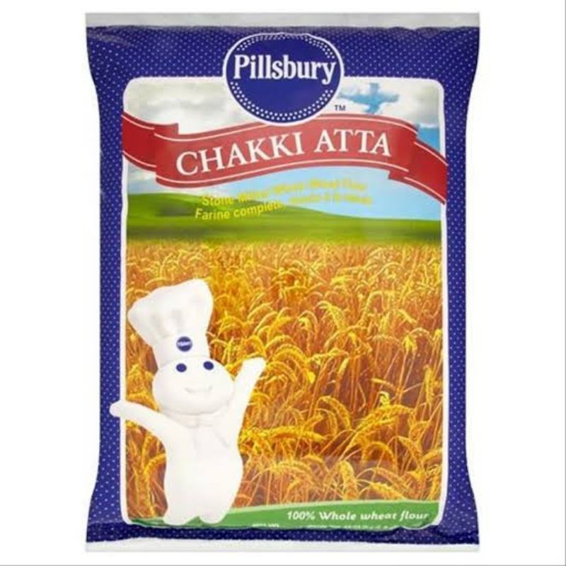 Pillsbury chakra atta Wheat flour pillsbury chakraki atta 1Kg | Shopee ...