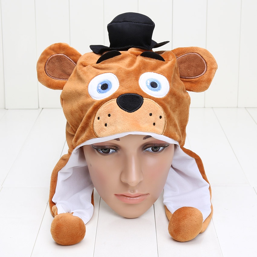 FNAF hat Five Nights At Freddy's Plush Freddy Fazbear foxy Cartoon ...