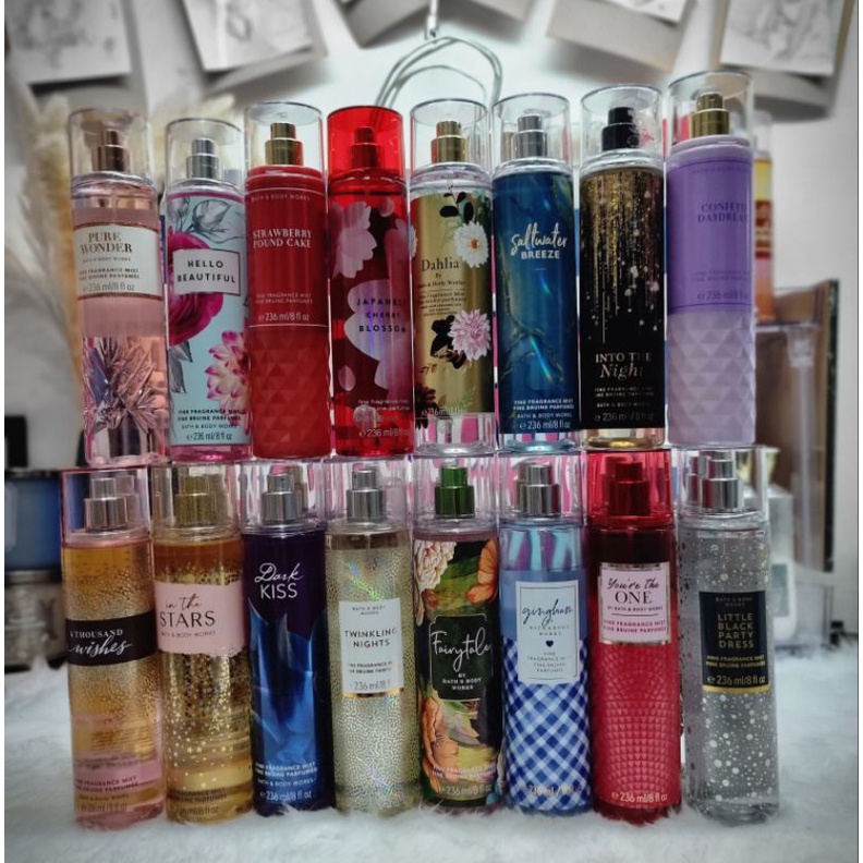 Original Bath and Body Works Mist | Shopee Philippines