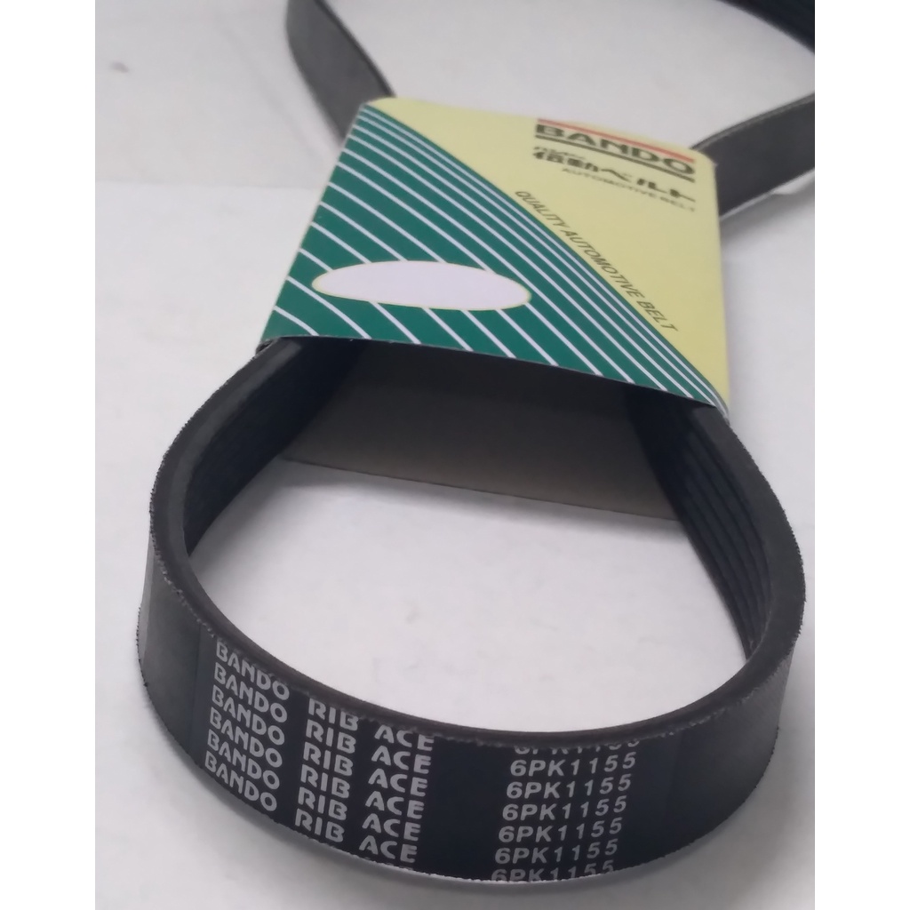 Rib Ace Belt 6PK 1155 Alt. AC, PS.Belt for Toyota Wigo 2019 1KR-VE engine 1.0 VVTi 3 cyl 12 ...