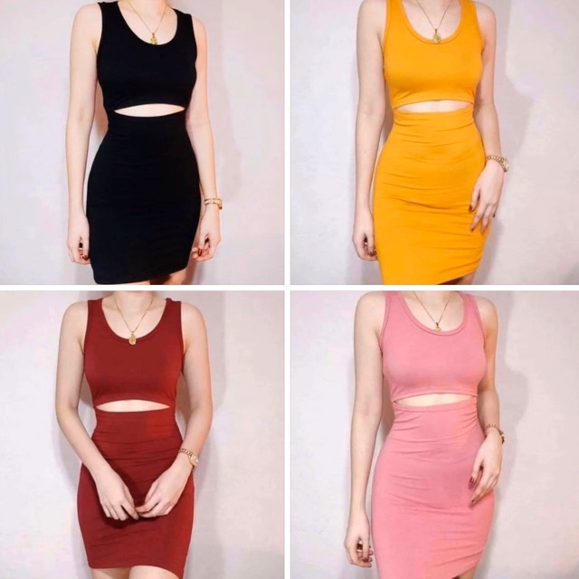 SLICE TRENDY DRESS (FREESIZE Fit S-M) | Shopee Philippines SLICE TRENDY DRESS (FREESIZE Fit S-M) | Shopee Philippines