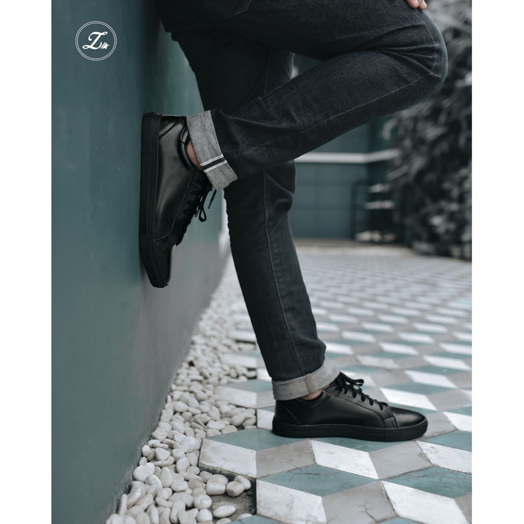 Zapato Footwear Blanco Black - Men's Shoes Sneakers Genuine Leather ...