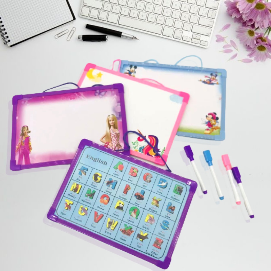 AKT Magnetic Whiteboard with ABC, ABC White board / White Board for ...