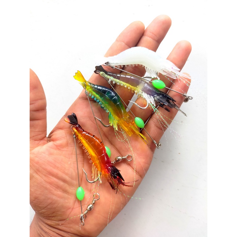 MATA Soft Lure in the Shape of Boomer Shrimp. Contains 4 seeds. 7cm ...