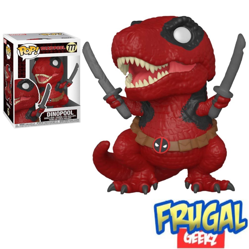 Funko Pop! Marvel: Deadpool - Dinopool Bobble-Head Vinyl Figure ...