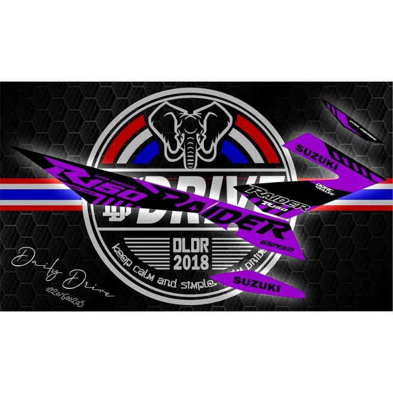 2021 Customized design for raider 150 fi | Shopee Philippines