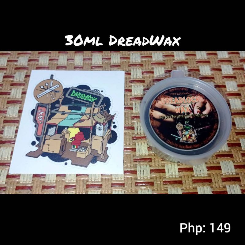 Professional Dreadlock Wax 30g with FREE STICKER | Shopee Philippines