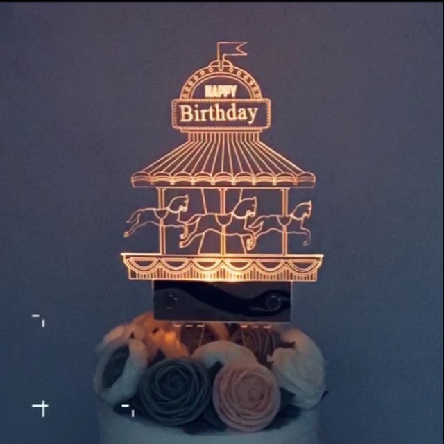 LED birthday cake topper | Shopee Philippines
