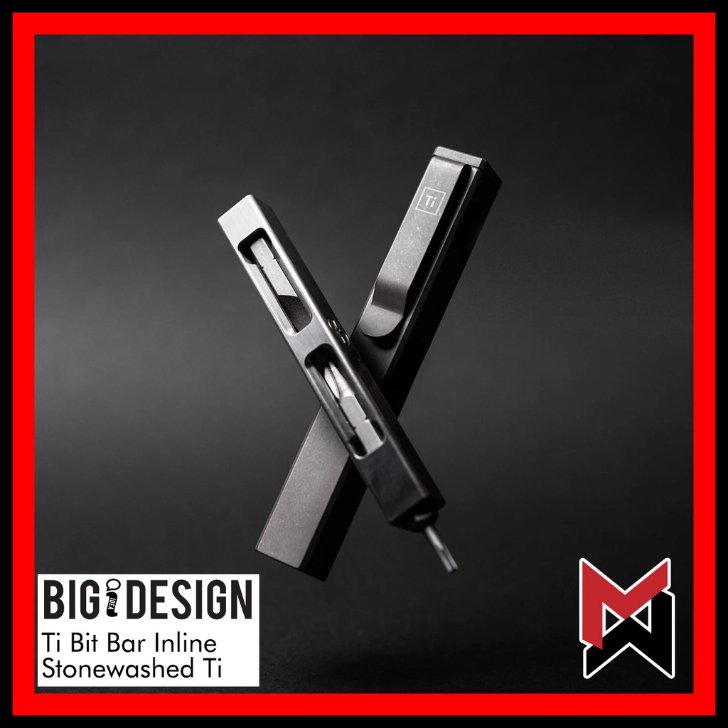 BIGiDESIGN - Bit Bar Inline - Stone Washed Ti - Bitbar Titanium ...