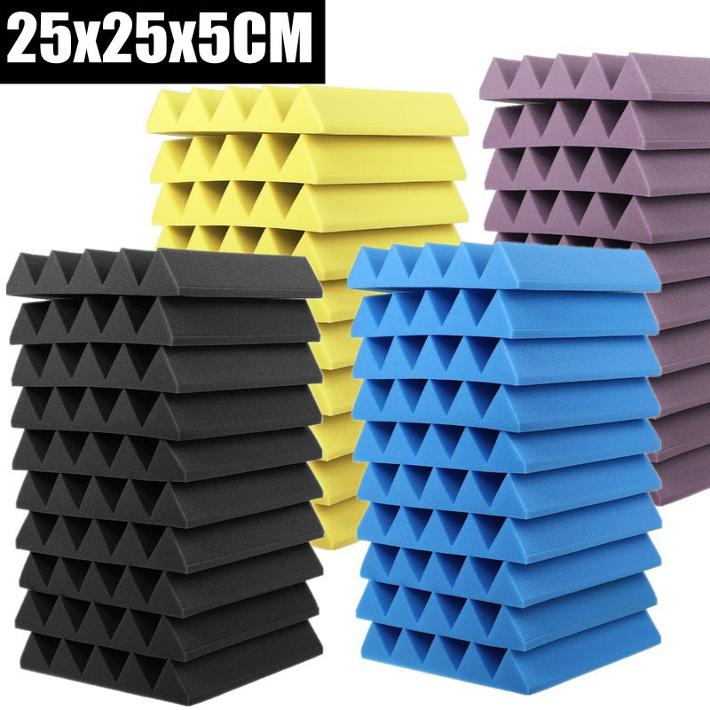 7 Colors Durable Soundproof Foam Studio Foams Acoustic Wall Panel ...
