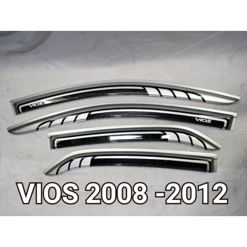 door visor rain gutter vios 2008 2009 2010 2011 2012 vios batman vios ...