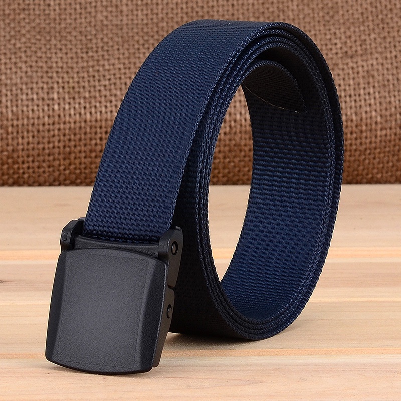 Plastic Buckle Nylon Belt for Men's Trousers Outdoor Cloth Belt for ...