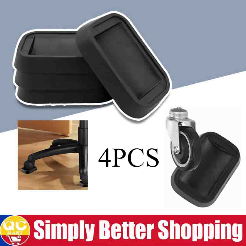 Furniture Rubber Caster Cups Coasters Furniture Wheel Stoppers Table ...