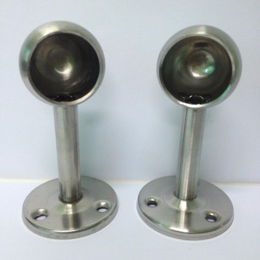 Stainless Curtain Rod Bracket 1" (End Post) | Shopee Philippines