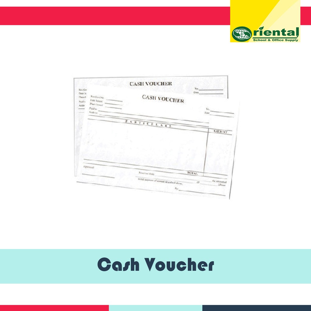 Cash Voucher Receipt - Ordinary Resibo - 50 sheets in pad - Sold per ...