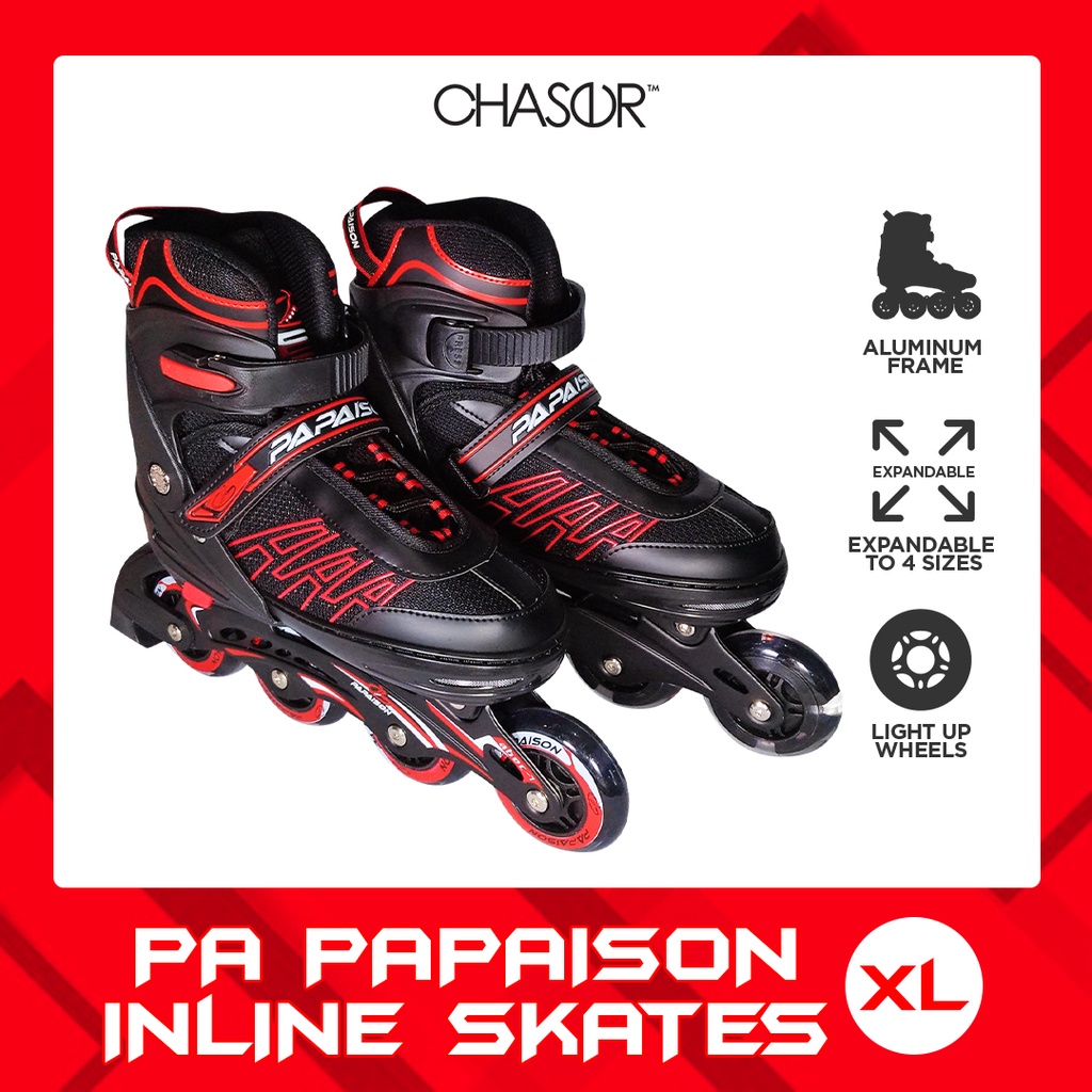 PA Papaison Adjustable Inline Roller Skates (E030) Small/Medium/Large ...