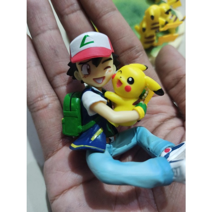 Megahouse POKEMON ASH KETCHUM SATOSHI & PIKACHU (MANY PIKACHU VER ...