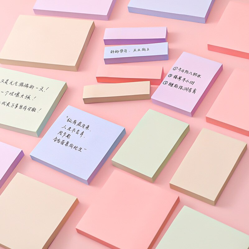 100 Page/ Lot Colored N Times Sticky Notes Office School Memo Pad Small ...