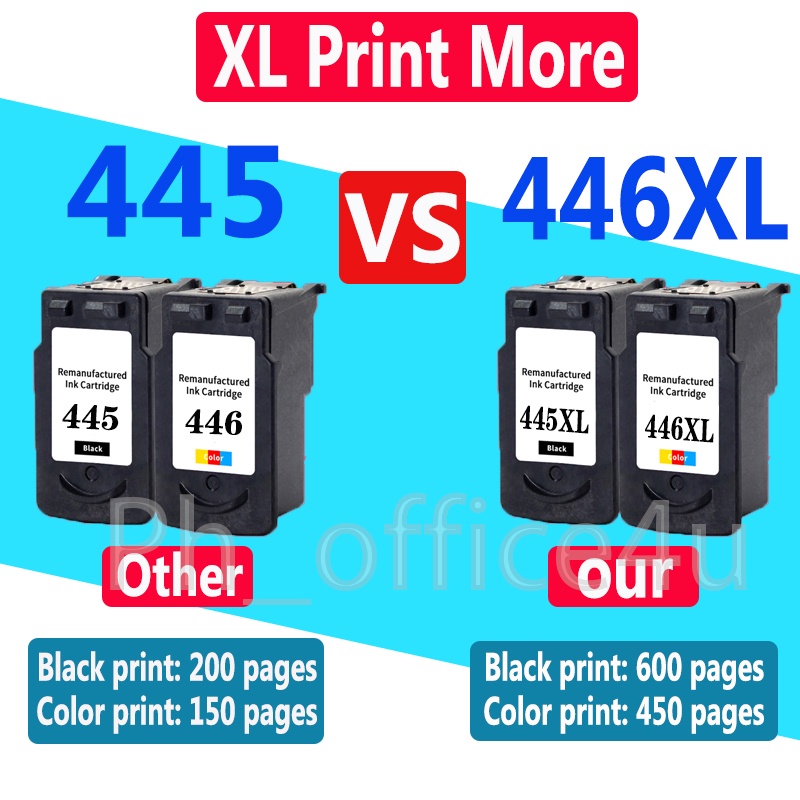 Canon PG 445 PG 446 ink PG445 CL446 ink cartridge for MG2440 MG2540 ...