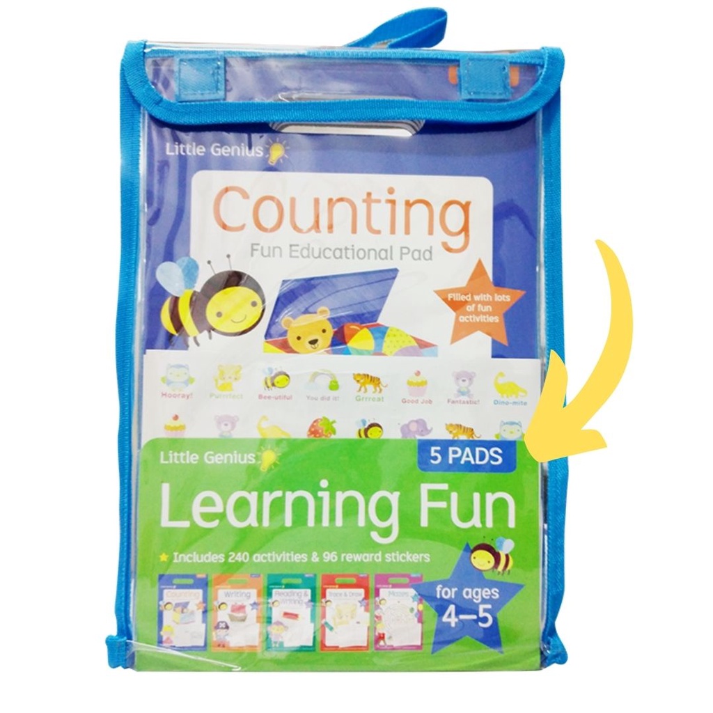 Little Genius (COUNTING) 5 workbooks - ages 3 up | Shopee Philippines