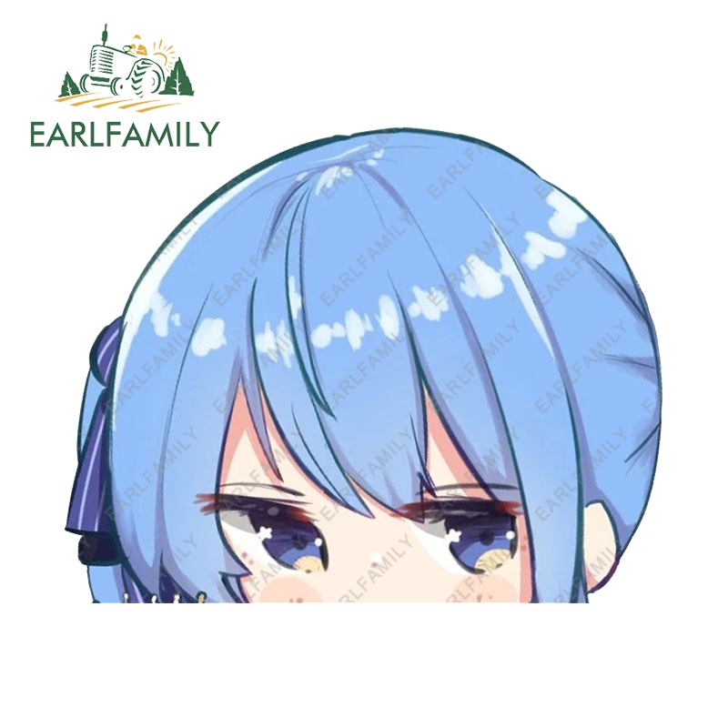 EARLFAMILY 13cm x 10.3cm Hololive Hashimoto Suisei Car Sticker ...
